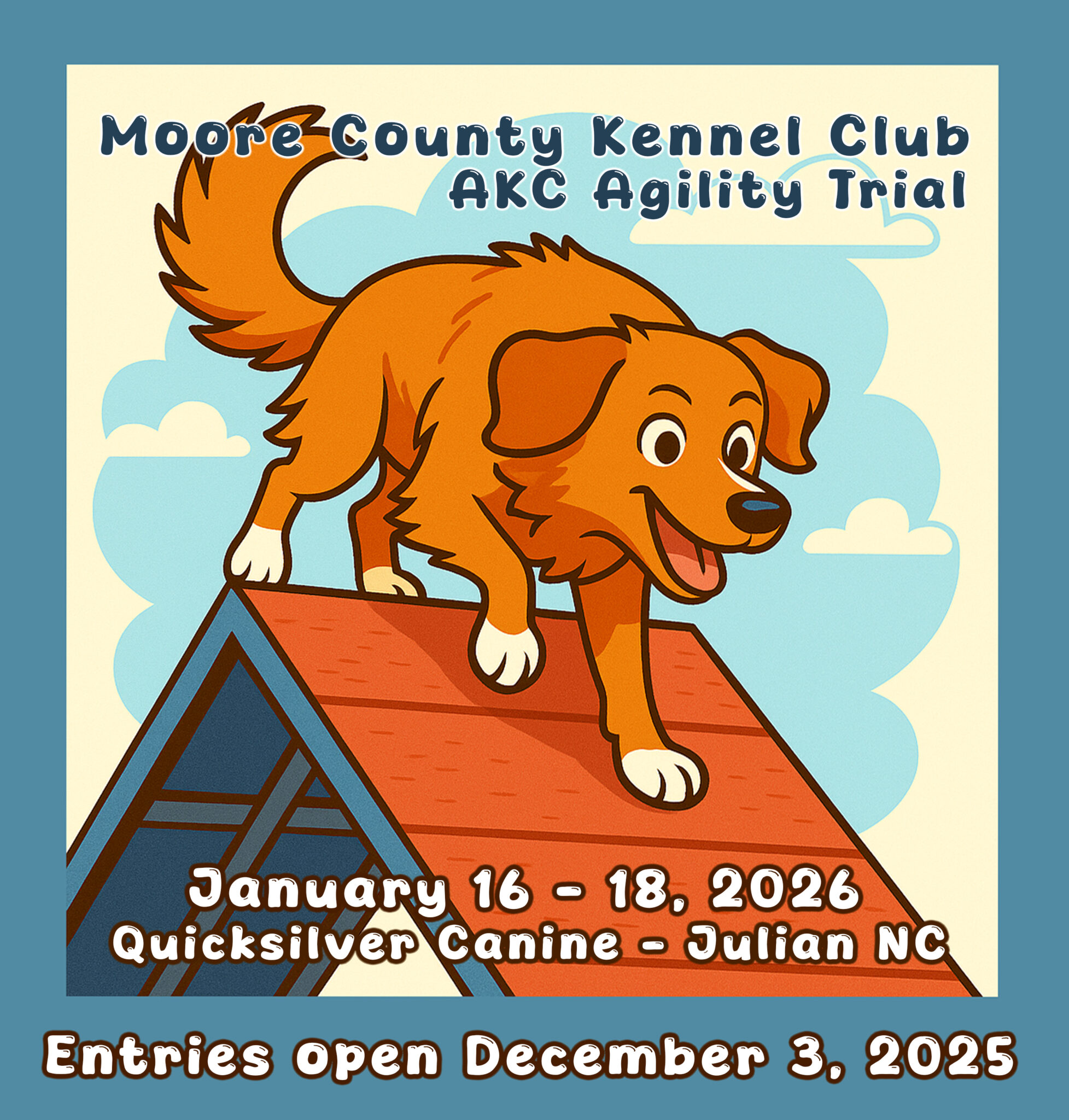 MCKC – Agility Trial January 16-18, 2026 – MOORE COUNTY KENNEL CLUB of ...